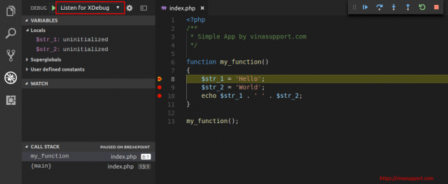 Hướng dẫn lập trình PHP sử dụng Visual Studio Code - VinaSupport