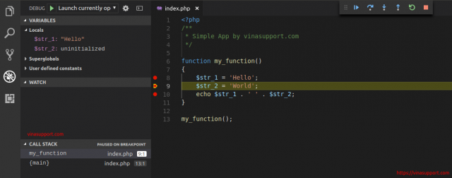Hướng dẫn lập trình PHP sử dụng Visual Studio Code - VinaSupport