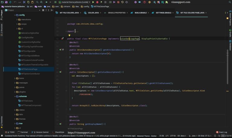 Cài đặt giao diện Material Theme UI cho Jetbrains - IntelliJ IDEA / PhpStorm