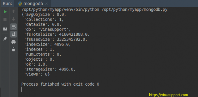 Hướng dẫn kết nối đến MongoDB bằng Python 3 - VinaSupport