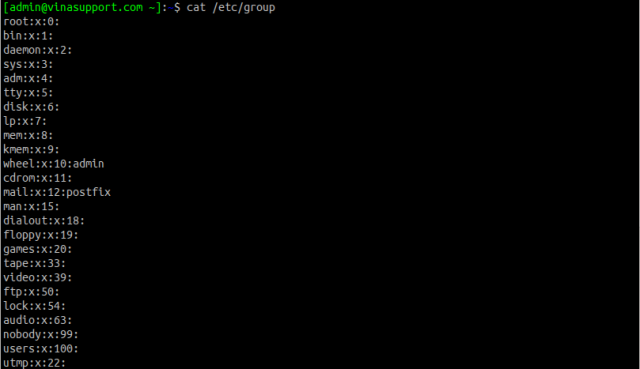 Quản lý User, Group trên Linux bằng Command Line - VinaSupport