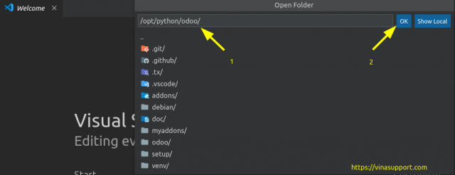 Hướng dẫn Code Remote sử dụng Visual Studio Code - VinaSupport