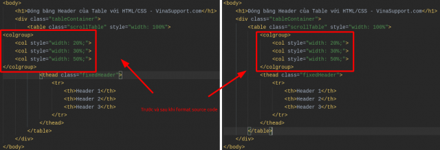 Hướng dẫn format source code trên Visual Studio Code - VinaSupport