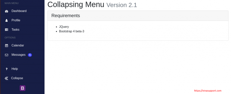 Top 10 Bootstrap Sidebar đẹp và miễn phí nhất năm 2025 - VinaSupport