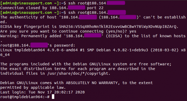Khắc phục lỗi: "Connection closed by [ip_address] port 22" - VinaSupport