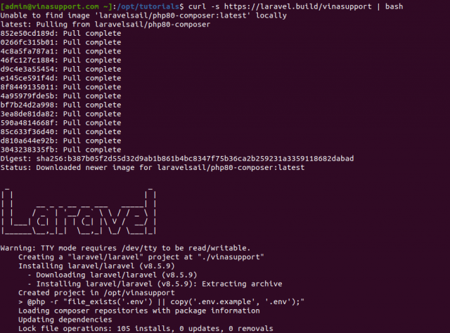 Hướng Dẫn Cài đặt Laravel Php Framework Vinasupport