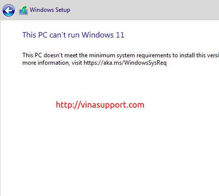 Fix lỗi "This PC can't run Windows 11" thành công 100%