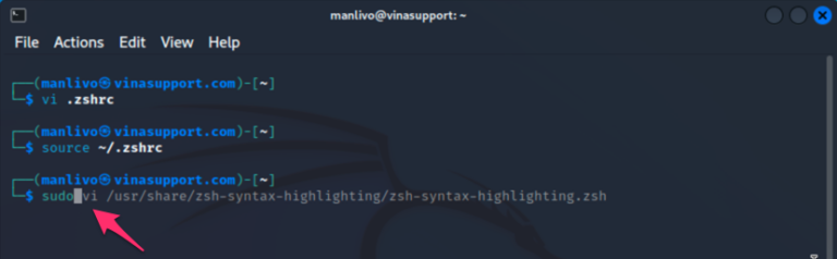 Bỏ gạch chân Underline khi sử dụng Terminal trên Kali Linux