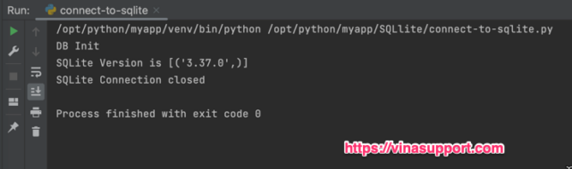 Hướng dẫn kết nối tới SQLite sử dụng Python - VinaSupport