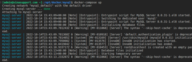 [DevOps] Hướng dẫn docker hóa MySQL - VinaSupport