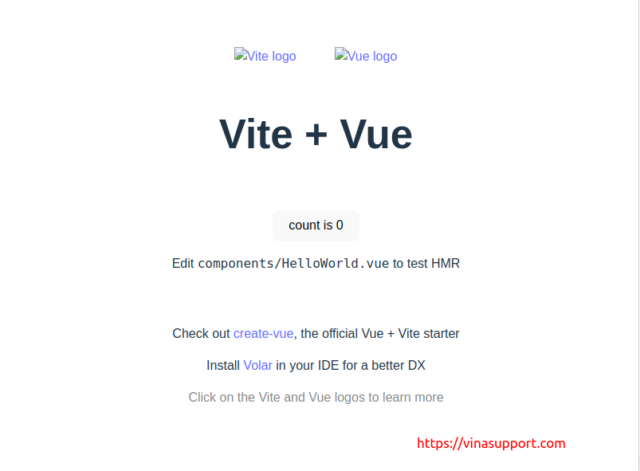 Hướng dẫn sử dụng Vue 3 với PHP thông qua Vite - VinaSupport
