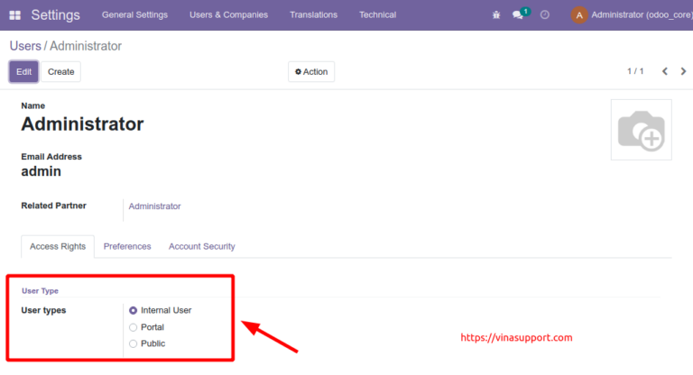 Tổng quan về phân quyền trên Odoo - Phần 1: User & Group