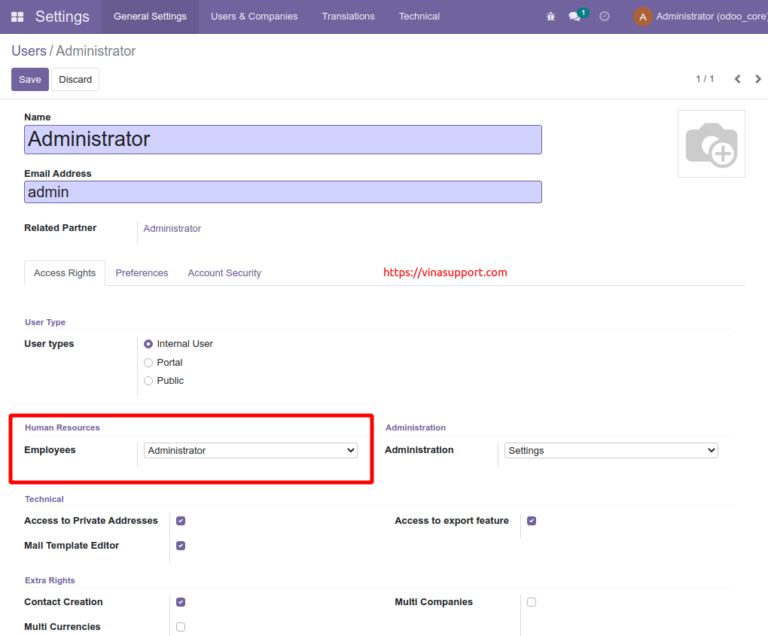 Tổng quan về phân quyền trên Odoo - Phần 1: User & Group