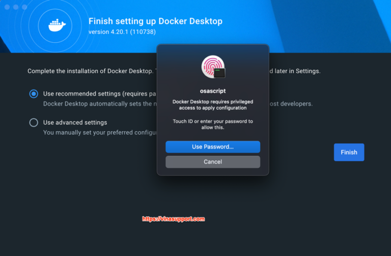 Hướng Dẫn Cài đặt Docker Desktop Trên Macos Vinasupport