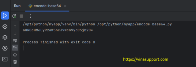 Encode và Decode mã hóa Base64 sử dụng Python - VinaSupport