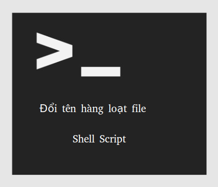 [Shell Script] Rename / Đổi tên hàng loạt file trong 1 thư mục - VinaSupport