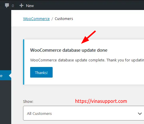 Tạo một thông báo / notice trong WordPress Admin - VinaSupport