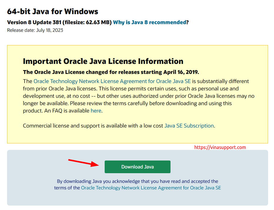 Hướng dẫn cài đặt Java trên Windows và Ubuntu - VinaSupport