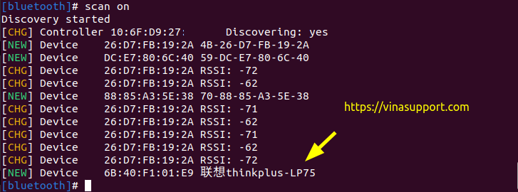 Kết nối thiết bị bluetooth bằng command line trên Ubuntu / Linux