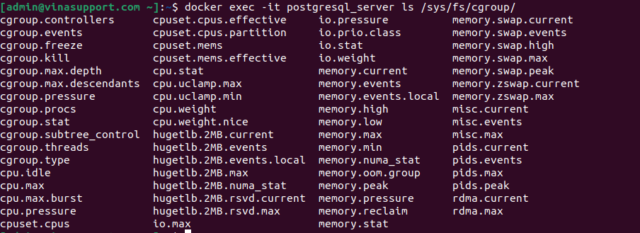 Tìm và thay đổi thông số CPU, RAM của Docker Container