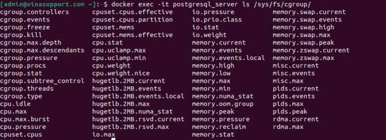 Tìm và thay đổi thông số CPU, RAM của Docker Container
