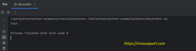 Giới thiệu tổng quan về Decorator trong Python - VinaSupport