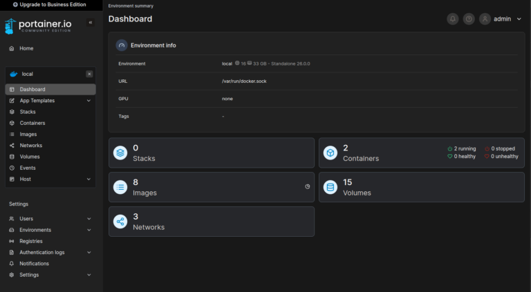 Quản lý Docker bằng giao diện UI với Portainer - VinaSupport
