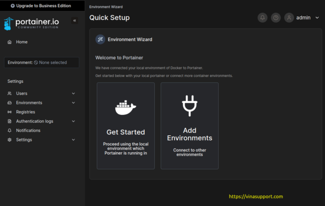 Quản lý Docker bằng giao diện UI với Portainer - VinaSupport